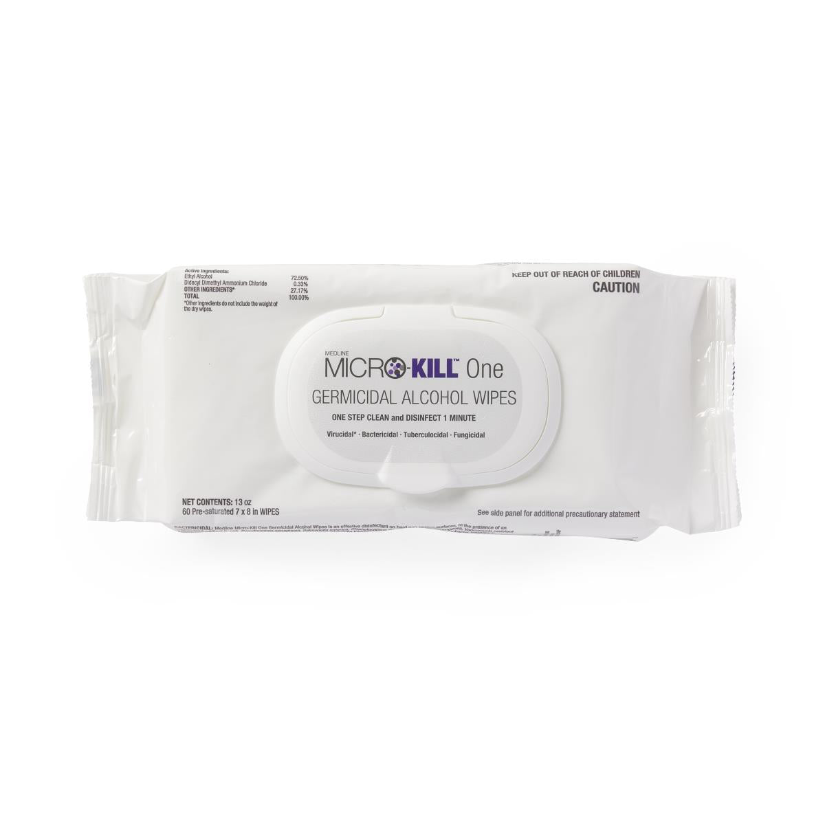 12/CS Medline Micro-Kill One Germicidal Alcohol Wipes – mersidistribution